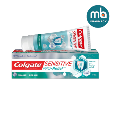 COLGATE SENSITIVE PRO RELIEF ENAMEL REPAIR TOOTHPASTE 110G – Medibay ...
