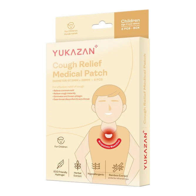 YUKAZAN COUGH RELIEF MEDICAL PATCH CHILD 6 PIECES – Medibay Pharmacy ...