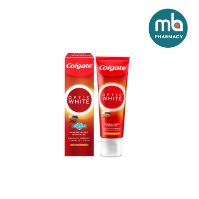 COLGATE OPTIC WHITE VOLCANIC MINERAL TOOTHPASTE 100G – Medibay Pharmacy ...