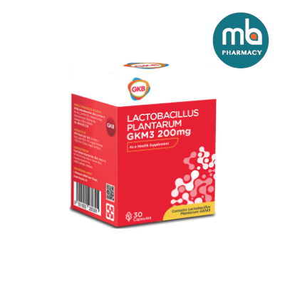 GKB LACTOBACILLUS PLANTARUM GKM3 200MG 30'S – Medibay Pharmacy : Health ...