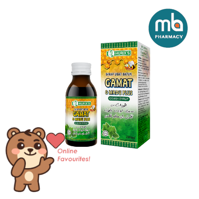 HURIX'S SIRAP UBAT BATUK GAMAT & MADU PLUS 60ML – Medibay Pharmacy ...