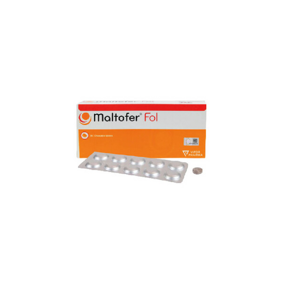 Maltofer Fol Chewable Tablets 30s | Iron & Folic Acid Supplement ...