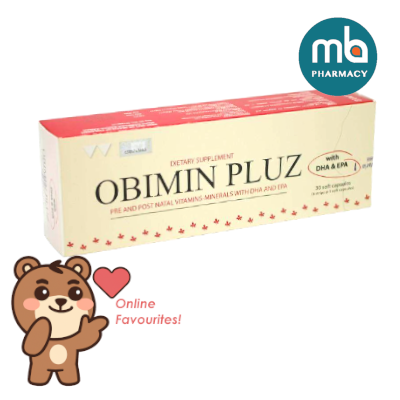 OBIMIN PLUZ CAPS 30'S – Medibay Pharmacy : Health | Beauty | Personal Care