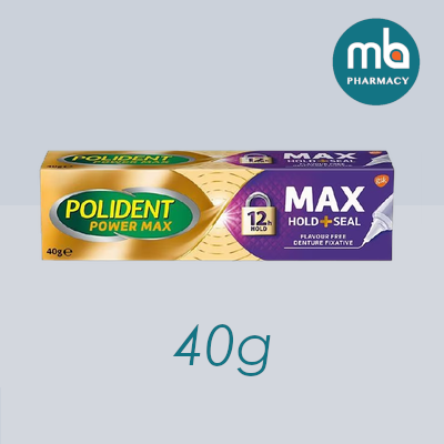 Polident Max Denture Adhesive 40g – Medibay Pharmacy : Health | Beauty ...
