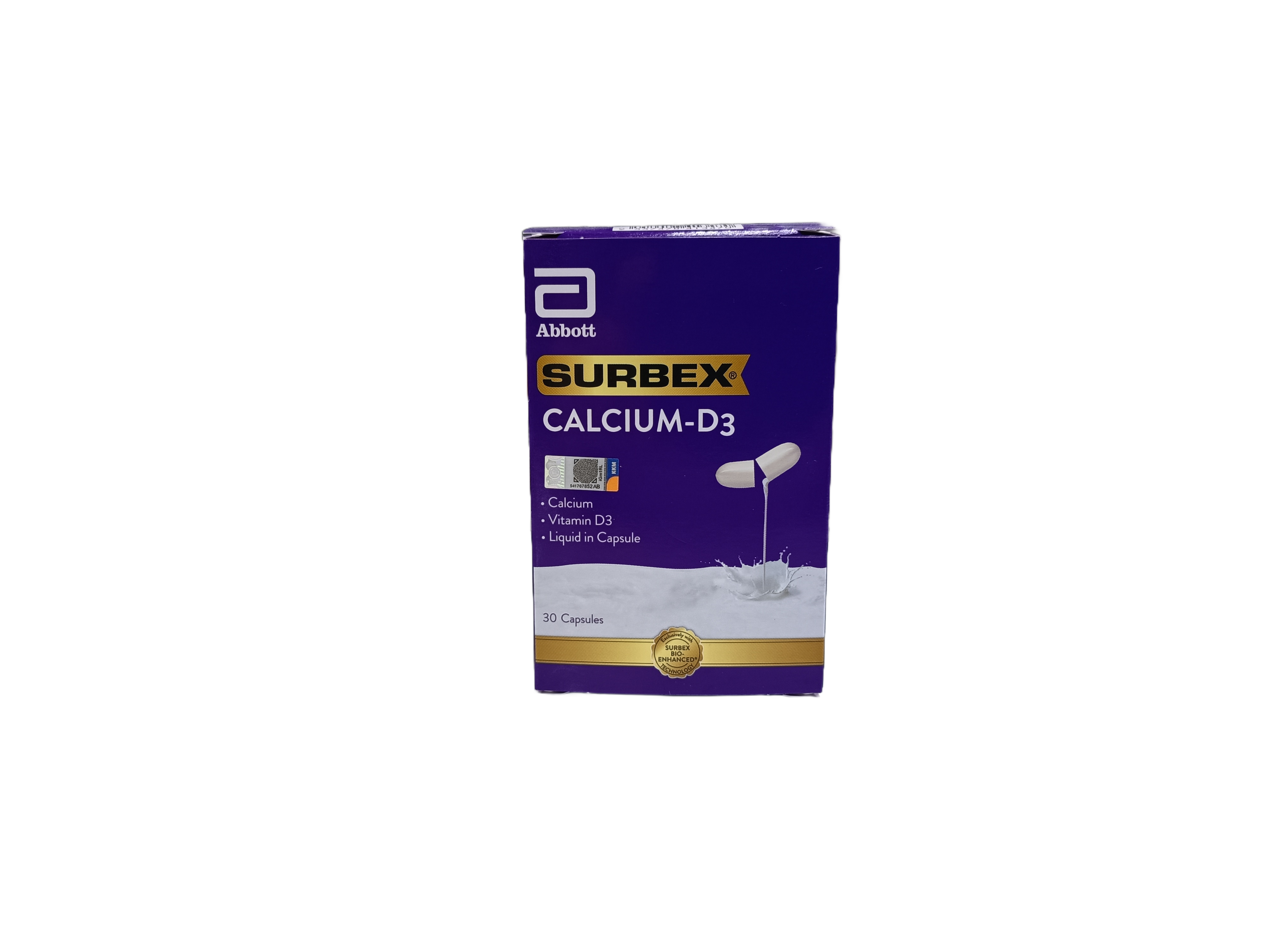 Surbex Calcium D3 (30's) Capsules - Bone Health & Mineral Support ...
