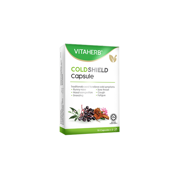 VITAHERB COLDSHIELD CAPSULES 20'S – Medibay Pharmacy : Health | Beauty ...