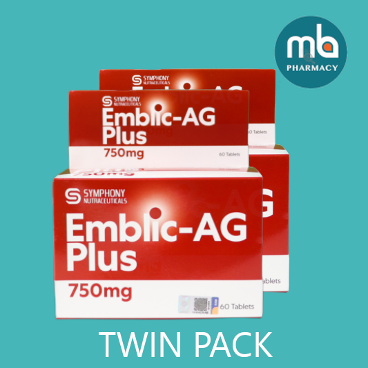 EMBLIC-AG PLUS 750MG Twin Pack (60's x 2) | Health Supplement – Medibay ...