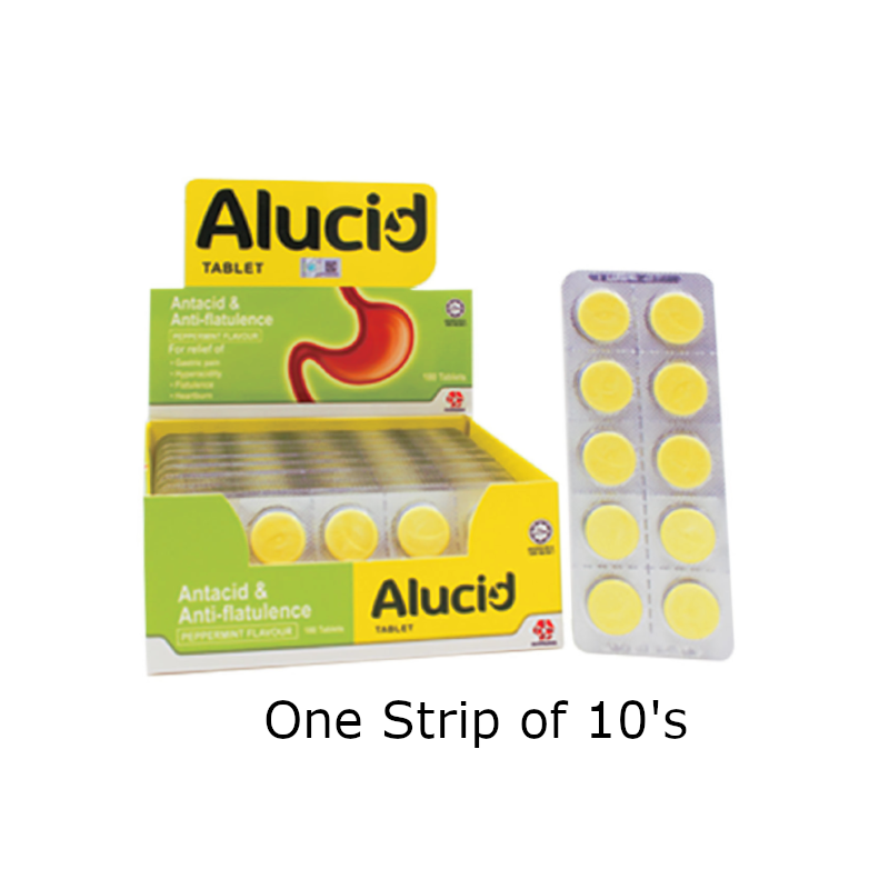 ALUCID CHEWABLE TABLETS 10'S – Medibay Pharmacy : Health | Beauty ...